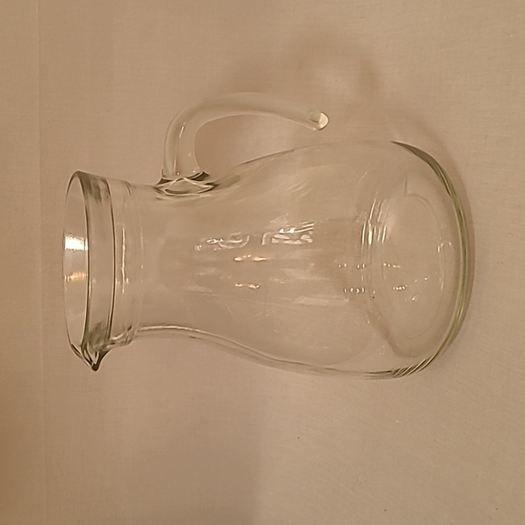 Made in Italy | Dining | Vintage Italian Clear Glass Carafe Pitcher ...